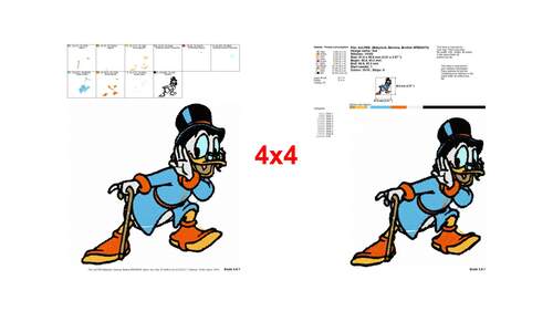 Disney Ducktales Scrooge Mcduck Poses With Cane Money Tree Happy ...
