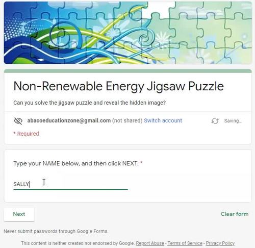 Nonrenewable Energy Jigsaw Puzzle by Abaco Education Zone | TPT