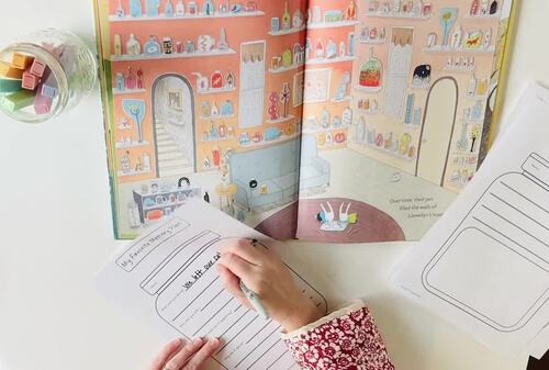 In A Jar: Book Companion Writing & Art Project For End of Year Memories