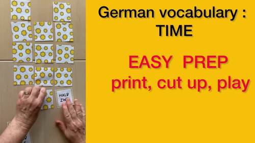 What is the Time in German? Fun Games to Practice UHRZEIT - MEMORY ...