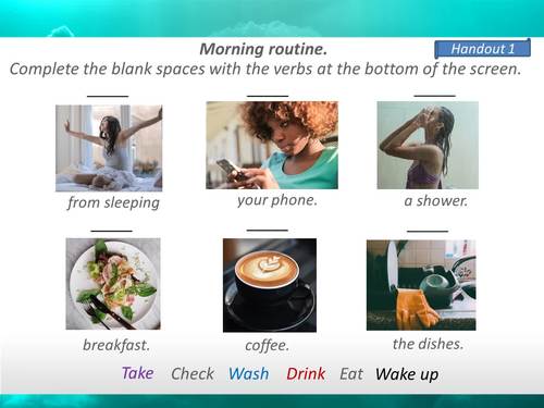 Discussing Daily Routines / Complete Communicative ESL Lesson for ...