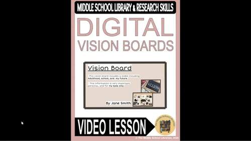 Digital Vision Boards for Goal Setting - Middle School Library Research ...