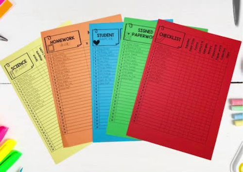 Editable Class List Template | Students Checklist | Roster by Ms Herraiz