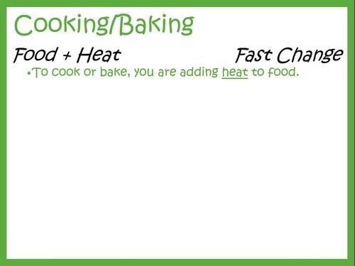 Physical and Chemical Changes in Matter PowerPoint Science Lesson and Notes