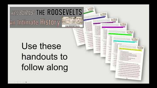 Ken Burns' THE ROOSEVELTS: AN INTIMATE HISTORY: video questions for ...