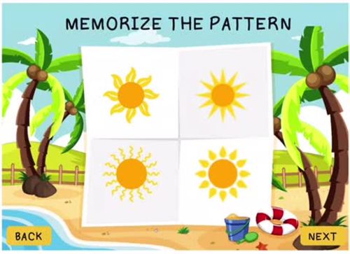 Summer Recall Visual Memory and Spatial Awareness by Busy Bee Montessori