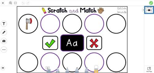 Seesaw Letter Sounds Scratch and Match by Created by Chelsea | TPT