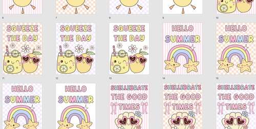 Groovy Summer Posters by Magical Kinders Corner | TPT
