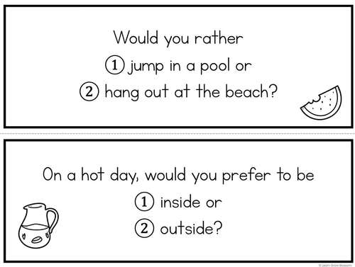 Summer Question of the Day | Summer Attendance Questions by Learn Grow ...