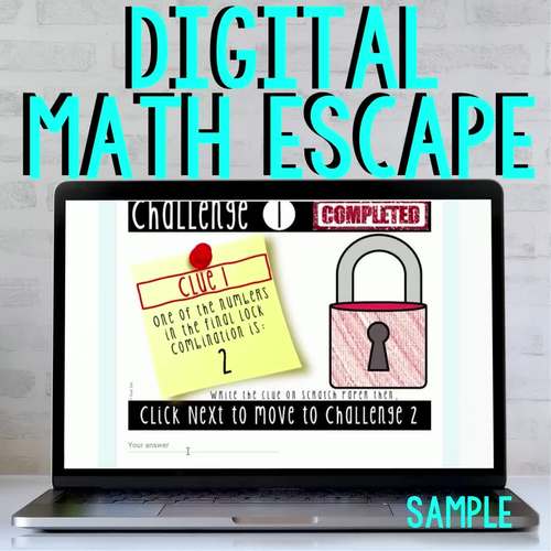 Multiplication as a Comparison DIGITAL Math Escape Room - Breakout Activity