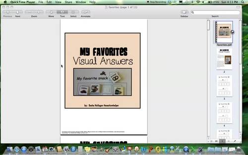 All About Me Visual Questions by The Autism Helper | TPT