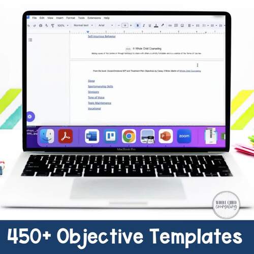 Social Emotional IEP Objectives and Treatment Plan Counseling Goal Bank ...