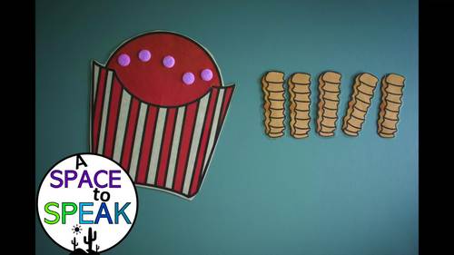 French Fry Token Boards by A Space to Speak | TPT