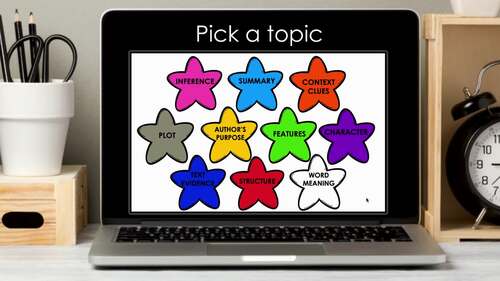 Fiction PowerPoint Game Reading Comprehension for CAASPP & SBAC | TPT