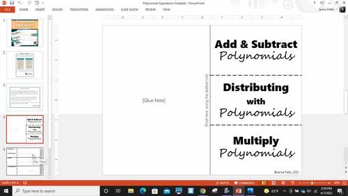 Algebra 1 Foldable Notes Activity Bundle by Doing Math | TPT