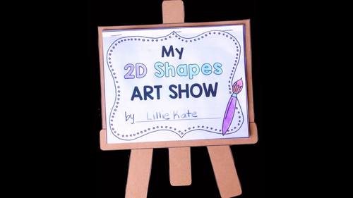 2D Shapes Book: Read and Write about 2D Shapes by Stephanie Trapp
