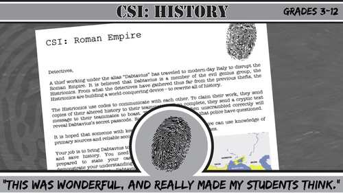 FAKE NEWS HISTORY ACTIVITIES BUNDLE - CSI Identify Fake News Games