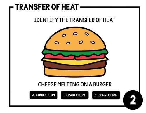 Heat Transfer Digital Task Cards Activity | Science Boom Cards™