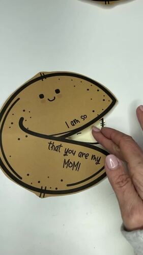 Mother's Day Card Craft | Mother's Day Gift | Mother's Day Fortune Cookie