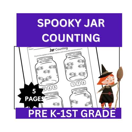 Halloween Jar Counting | Numbers 1-6 | Pre K-1st Grade by ...