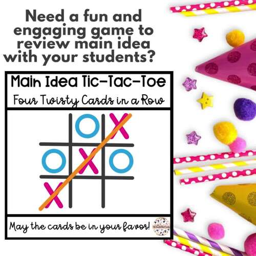 Main Idea and Supporting Details Game by Humble Bird | TPT