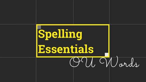 BOOM Cards Spell OU Vowel Diphthong - Orton Gillingham OU Spelling Activity