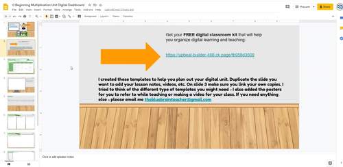 Google Classroom Distance Learning - Beginning Multiplication | TpT