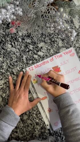 Happy Valentine’s day ! 12 months of year tracing busy work writing ...