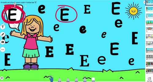 Seesaw Spanish Vowel Aa by Kindergarten Maestra | TPT