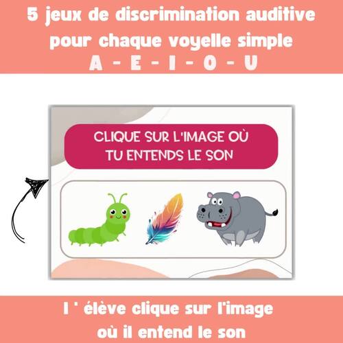 Sons Voyelles Simples - Phonological Awareness BUNDLE French Phonics