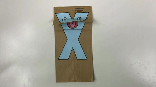 Letter X Alphabet Puppet Craft & Speech Therapy Lesson Plans w/ Visual ...