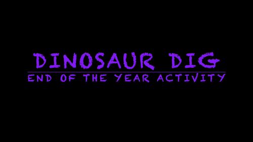 Dinosaur Bone Dig Assembly Project #1- End of the Year Activity | TPT