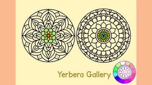 Happy Mandala House || Coloring and Note by Coloring picture by Yerbera