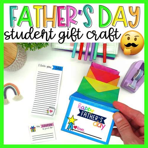 Father's Day Coupon Book Craft | Inclusive Father's Day Gift For Dad or ...