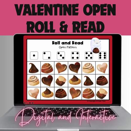 Valentine Roll & Read Multisyllabic Open Words & Sentences Digital ...