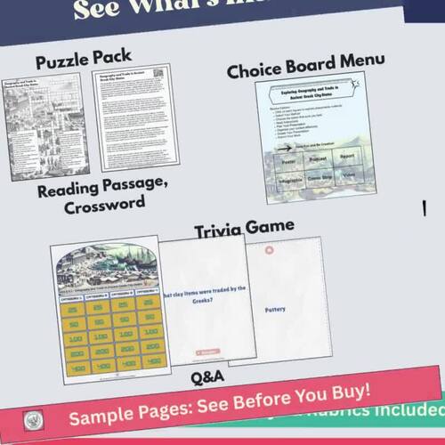 HSS 6.4.1 Bundle: Geography and Trade in Ancient Greek City-States