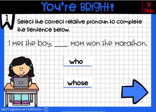 ELA Morning Work Boom Cards | Weeks 1 - 4 by Luka's Lightsome Classroom