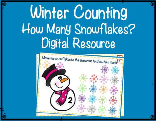 Digital Winter Counting Google Slides: How Many Snowflakes? | TPT