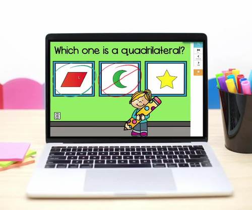 Identifying Quadrilaterals - 2D Shapes Activity 3rd Grade Geometry Boom ...