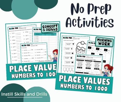 Numbers to 1000 Place Values Scaffolded Practice and Enrichment ...