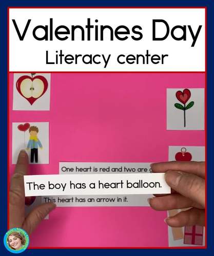 Valentines Day Matching Picture to Sentence | Reading Comprehension ...