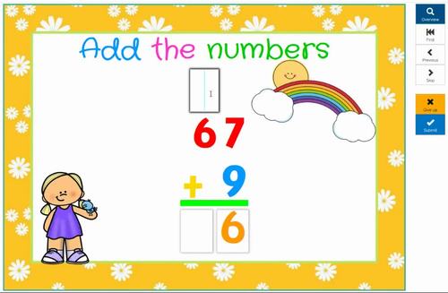 Spring Math 2 Digit Plus 1 Digit Addition With Regrouping Practice Boom ...