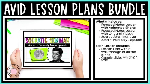 AVID Lesson Plans with Google Slides BUNDLE by KJ Inspired Resources