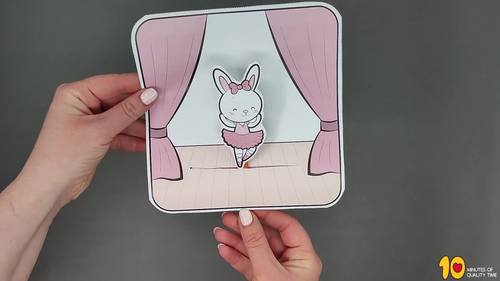 Ballerina Bunny Craft by 10 Minutes of Quality Time | TPT
