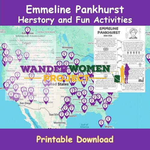 Herstory in Action-Discover Emmeline Pankhurst in a Ready-2-Use Worksheet
