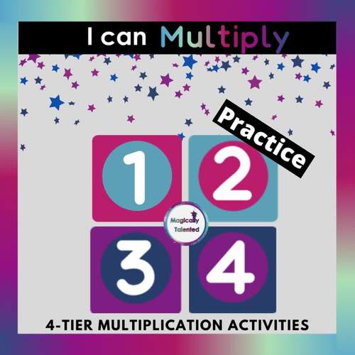 Step 2-I can PRACTICE Multiplying! by Magically Talented | TpT