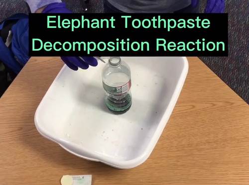 Decomposition Reaction ELEPHANT TOOTHPASTE Lab Directions and Reflections