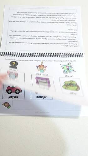 Spanish Sentence Structure Practice – Librito Inventar Oraciones