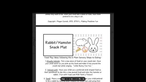 Animals Snack Mats, Printable Placemats for Picky Eaters with Food Play ...