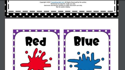 Preschool Flashcards: Girl Themed Shapes & Colors Flash Cards by ...